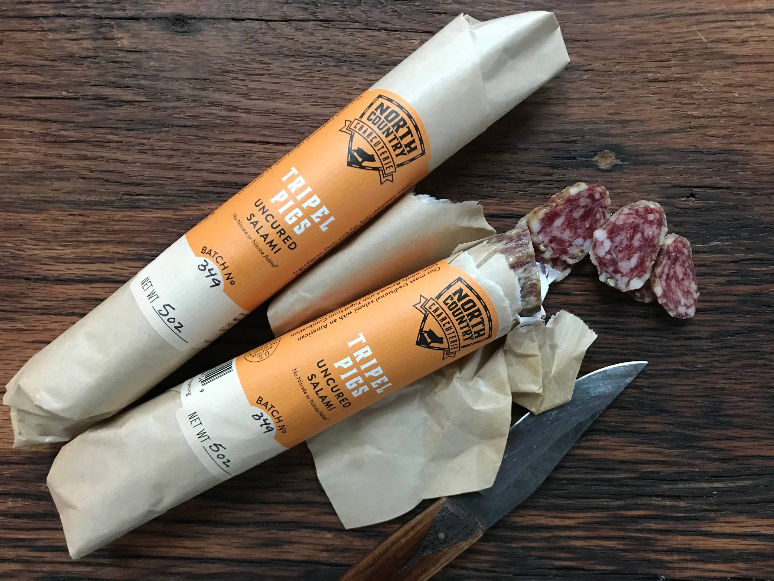 Tripel Pigs Salami | Bella Gusto Olive Oil Co